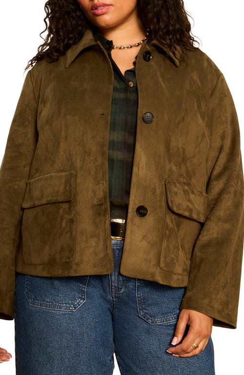 SANCTUARY Sanctuary Avid Faux Suede Cropped Jacket